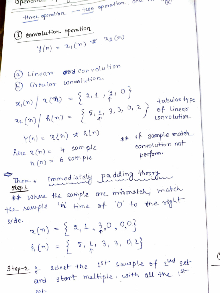 Convolution Operations Explained | PDF | Linear Algebra | Mathematical ...