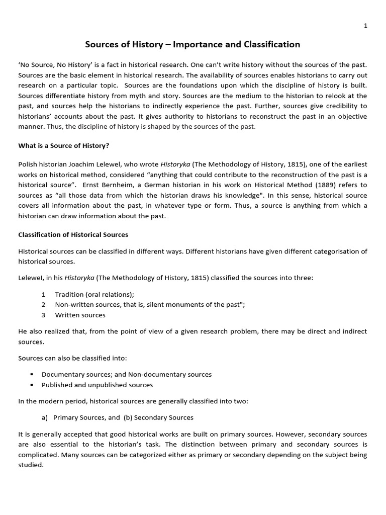 Historical Method_Notes Ed. 2024 | PDF | Primary Sources | Computer File