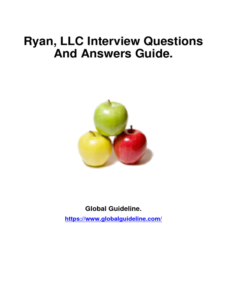 Ryan LLC Interview Questions and Answers 34173 | PDF | World Wide Web ...