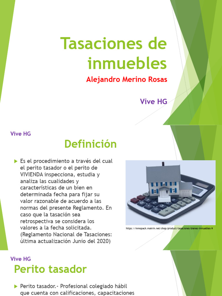 Tasaciones de Inmuebles: Guía Completa | PDF | Valoración (Finanzas ...