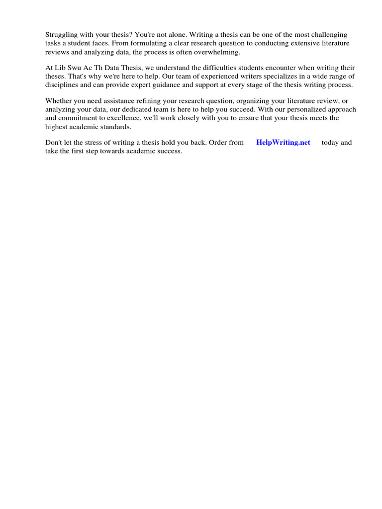 Lib Swu Ac Th Data Thesis Pdf Cognition Science 8953