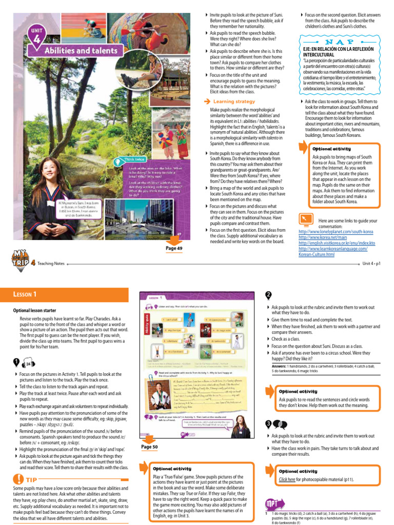 Unit4 - Level 4 - Unit4 | PDF | Linguistics | Grammar