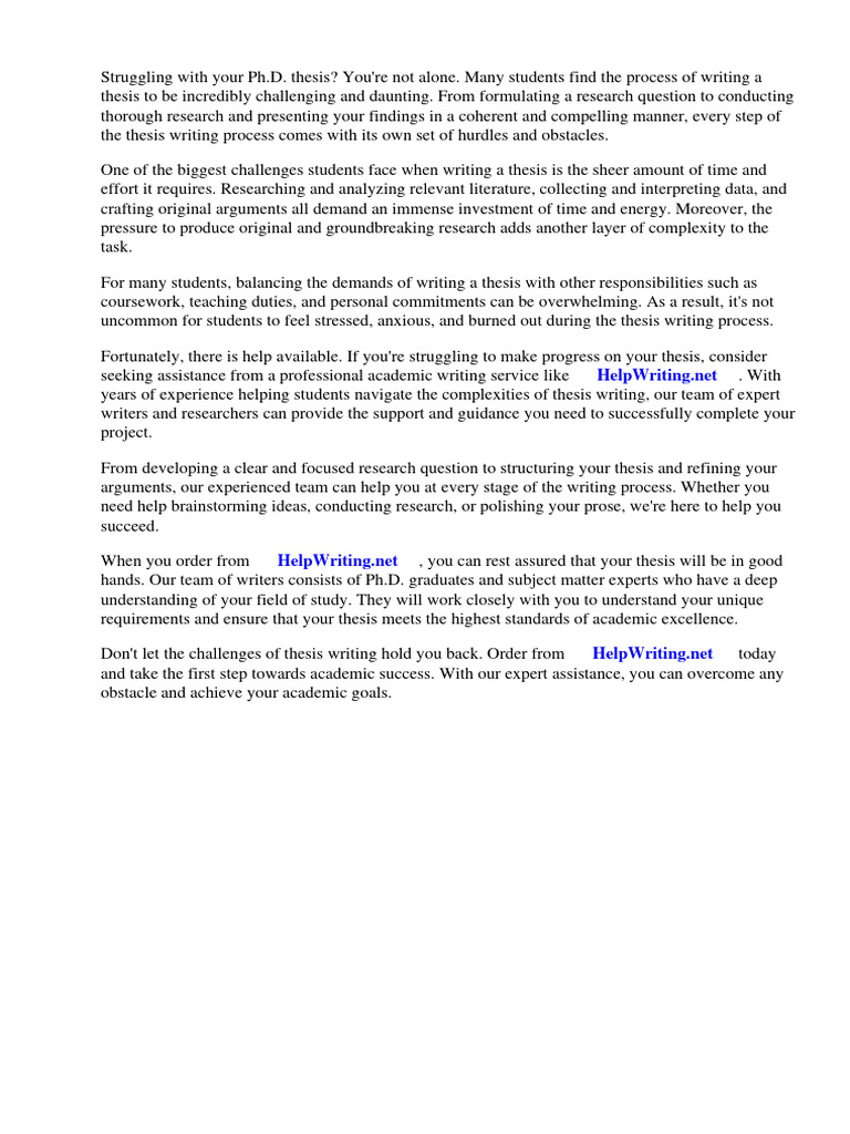 Usa PHD Thesis Database | Download Free PDF | Thesis | Doctor Of Philosophy