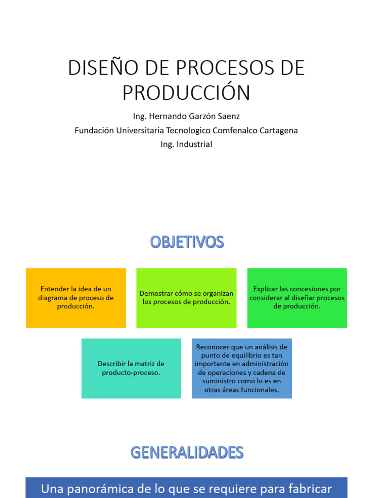 Diseño de Procesos de Producción | PDF | Cliente | Diseño