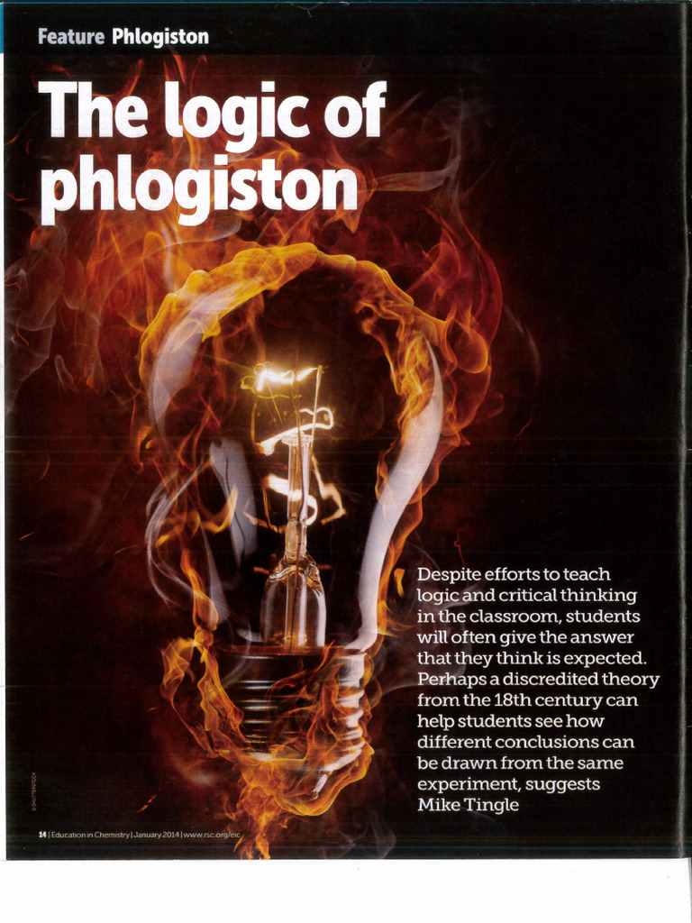 Phlogiston Theory | PDF