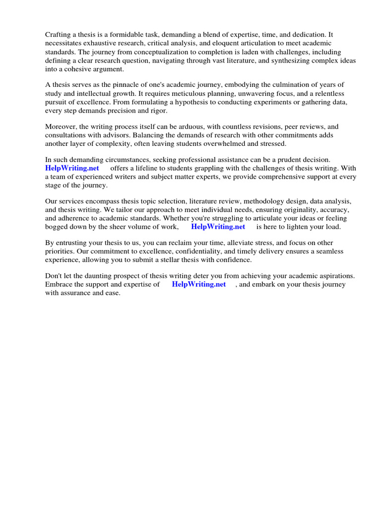 Thesis Meaning Example | PDF | Thesis | Essays