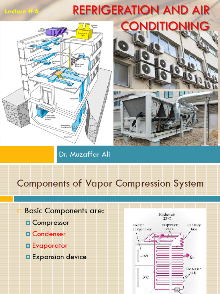 Vapor Compression System Parts | PDF | Heat Exchanger | Heat Transfer