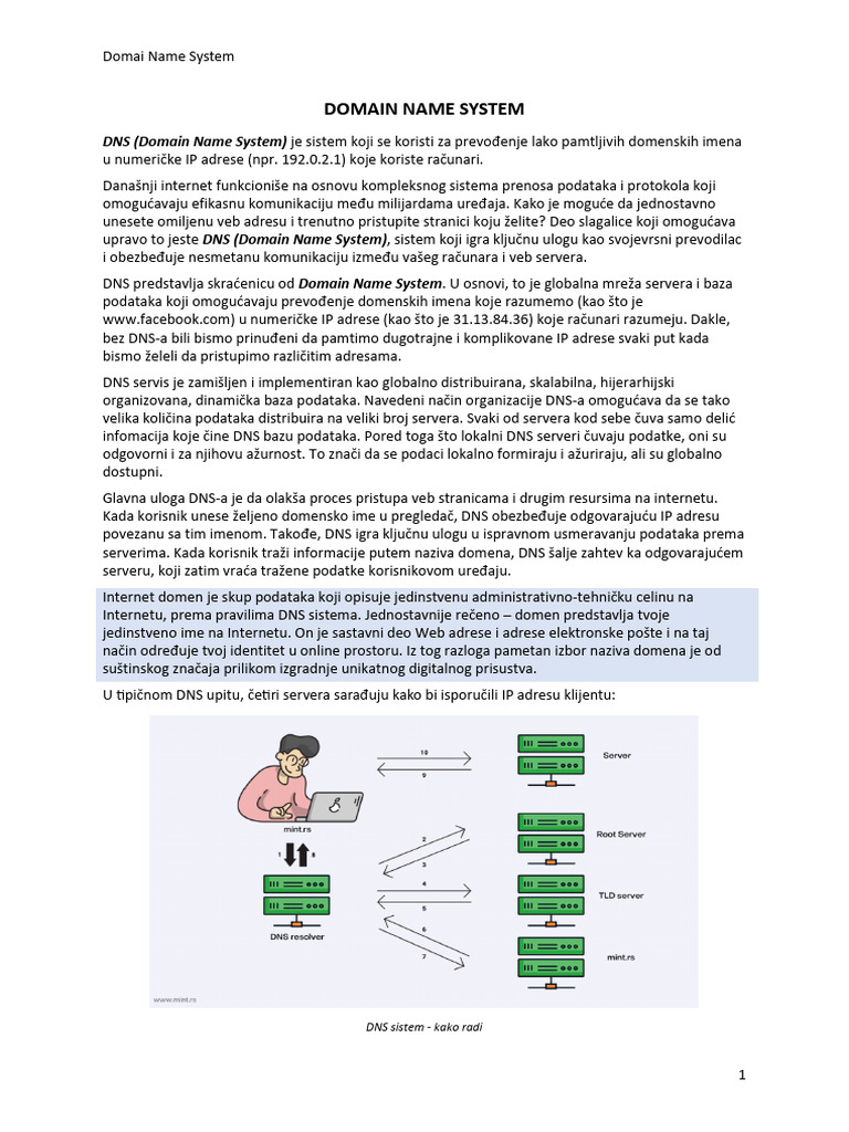 Domain Name System | PDF