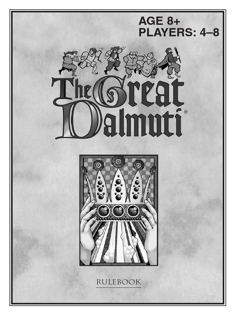 Great Dalmuti Rules | Download Free PDF | Games Of Mental Skill ...