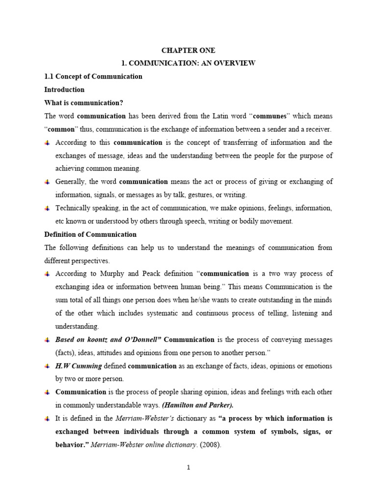 1 Cont Bus Comm - CH-1 - 6 | PDF | Communication | Nonverbal Communication