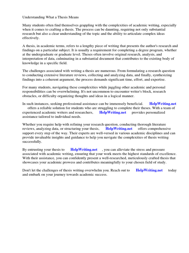 Vad Betyder Thesis | PDF | Thesis | Data