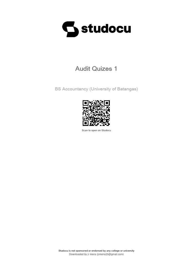 Audit Procedures and Discrepancies | PDF | Financial Audit | Internal ...