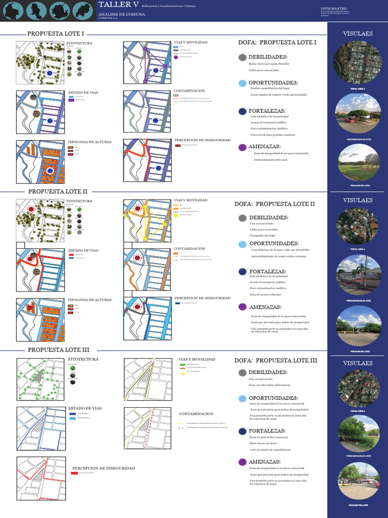 Análisis de Estrategias Urbanas Comuna 4 | PDF | Planificación urbana