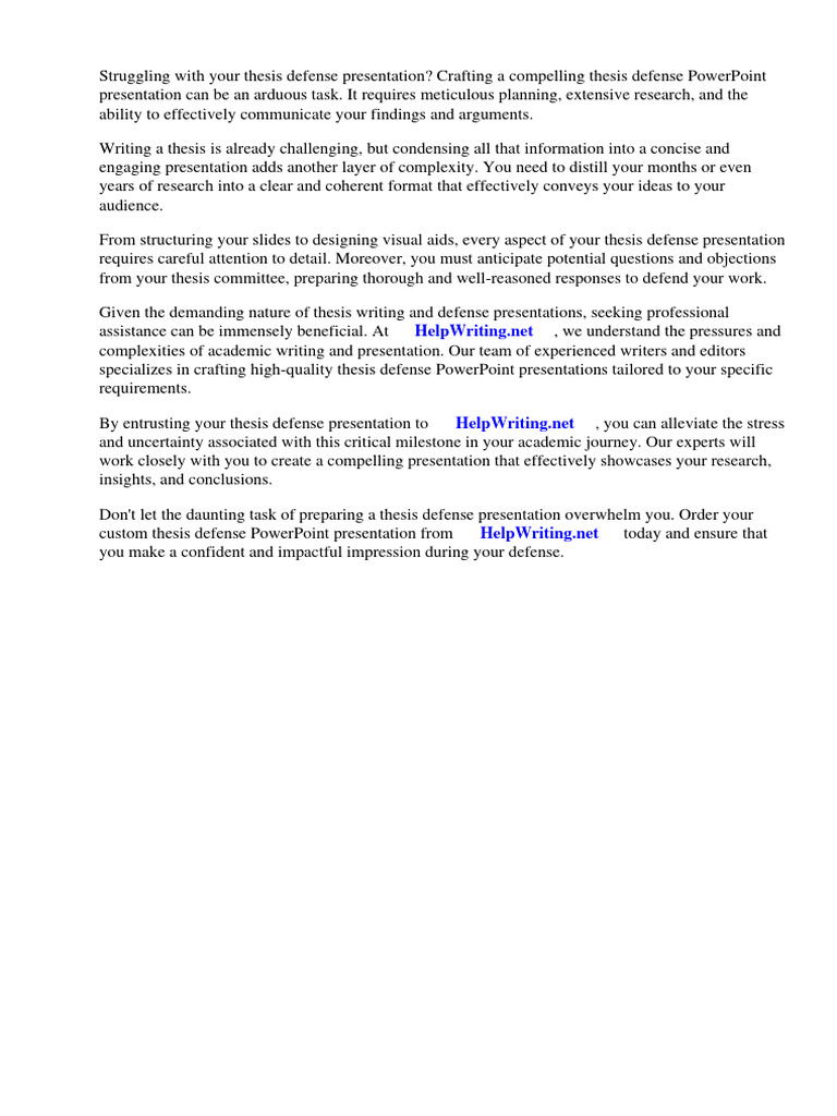 Thesis Defense Ppt Sample Pdf Thesis Microsoft Power Point 6083