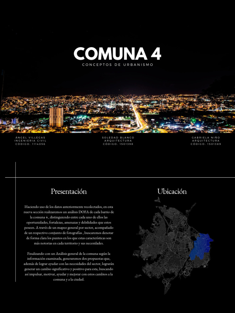 Análisis DOFA y Propuestas Comuna 4 | PDF | Análisis FODA | Turismo