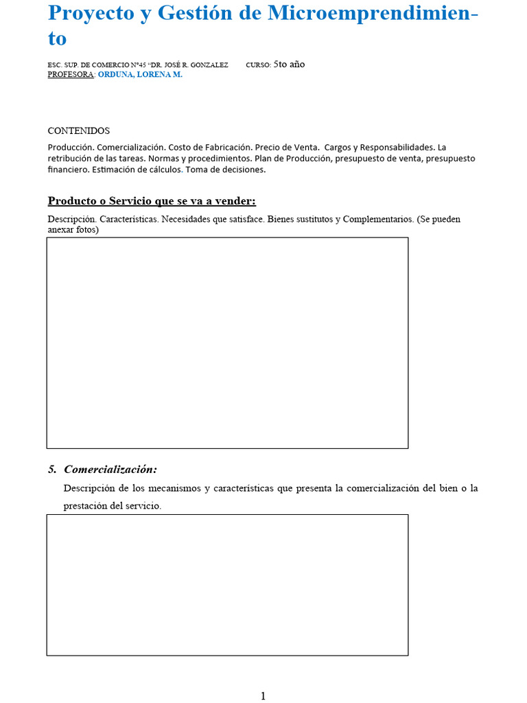 Guia proyecto micro | PDF | Marketing | Marca