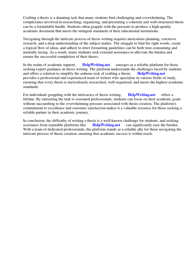 Thesis Writing Support Services | PDF | Microsoft Word | Note (Typography)