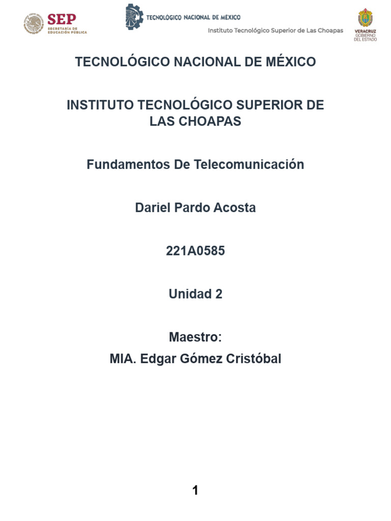 Investigacion y Cuadro Comparativo de Telecomunicacion de DARIEL PARDO ACOSTA U.2 | PDF | Medio ...