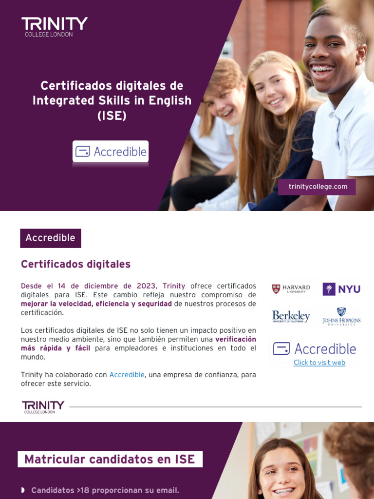 Certificados Digitales ISE de Trinity | PDF | ciberespacio | Informática