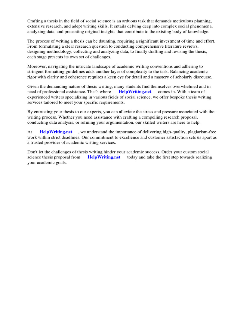 Sample Social Science Thesis Proposal | PDF | Thesis | Social Sciences Sample Social Science Thesis Proposal | PDF | Thesis | Social Sciences