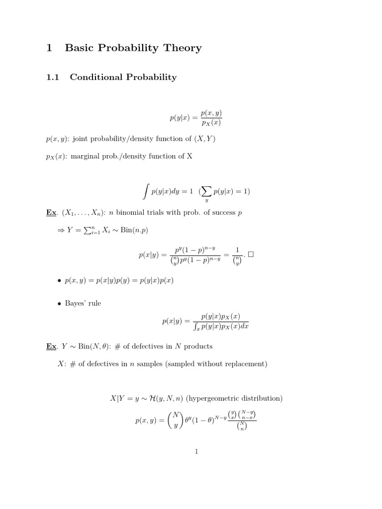 Teoría de Probabilidad Básica | PDF