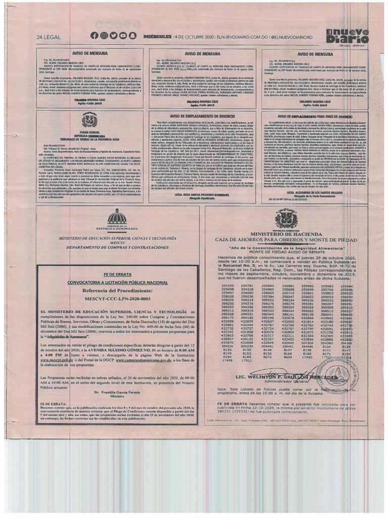 Publicacion en Periodico | PDF