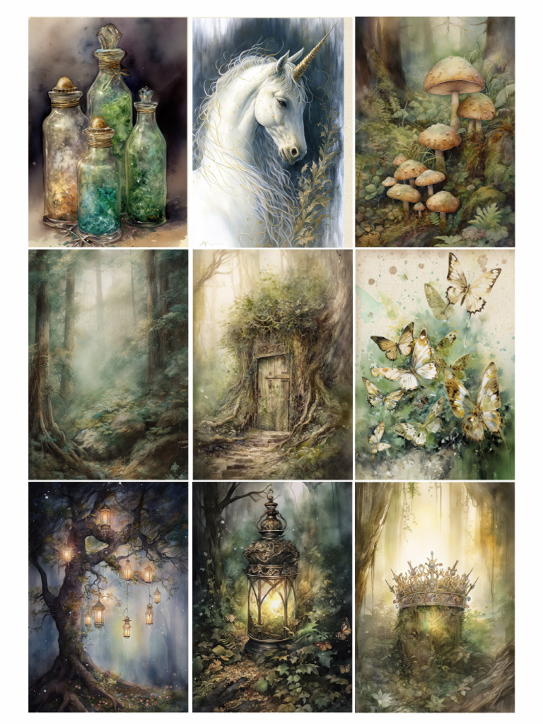 Fairy Forest ATCs Forest | PDF