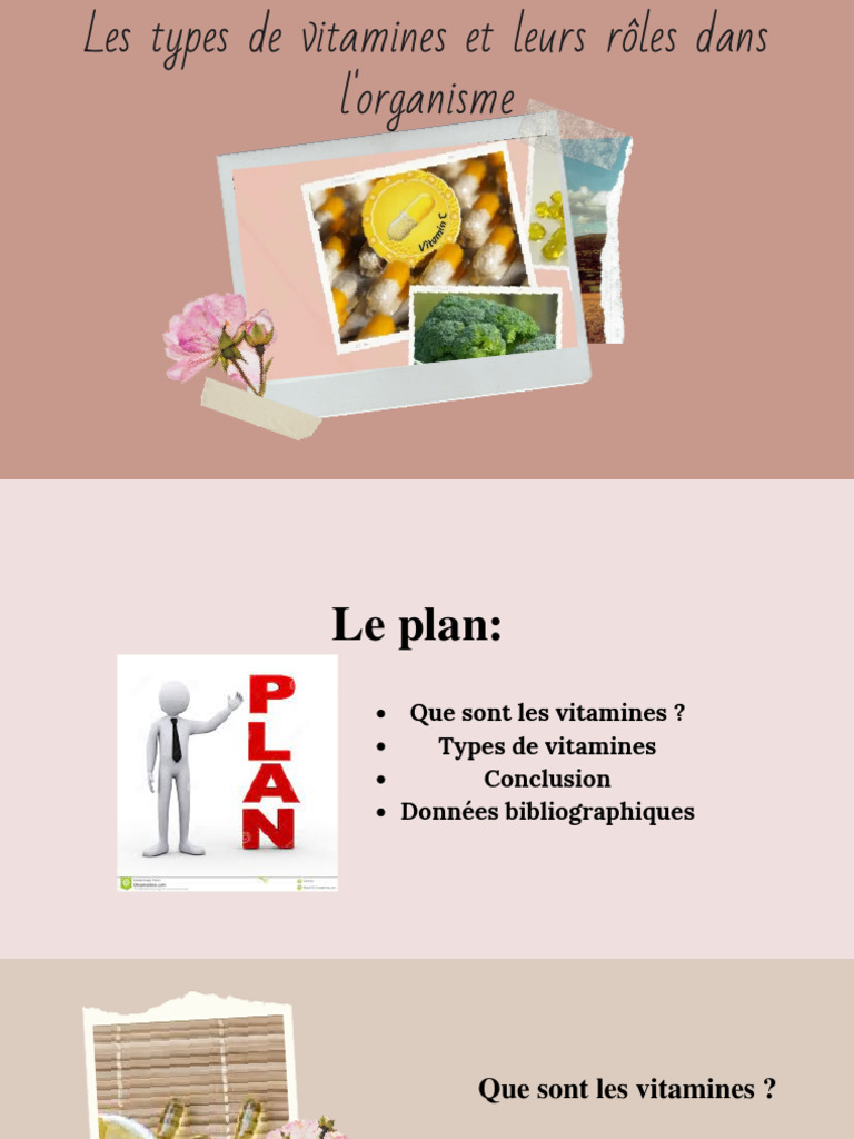 Types et rôles des vitamines essentielles | PDF | Vitamine | Vitamine B12