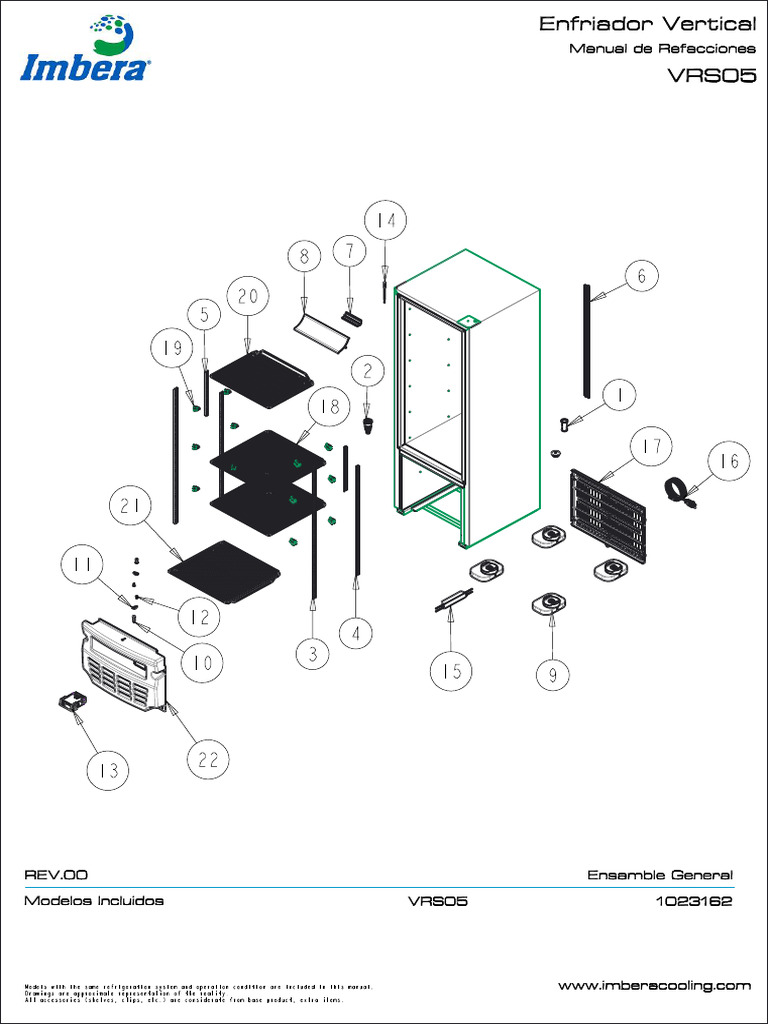 Enfriador IMBERA VR17 | PDF | Home Appliance | Temperature