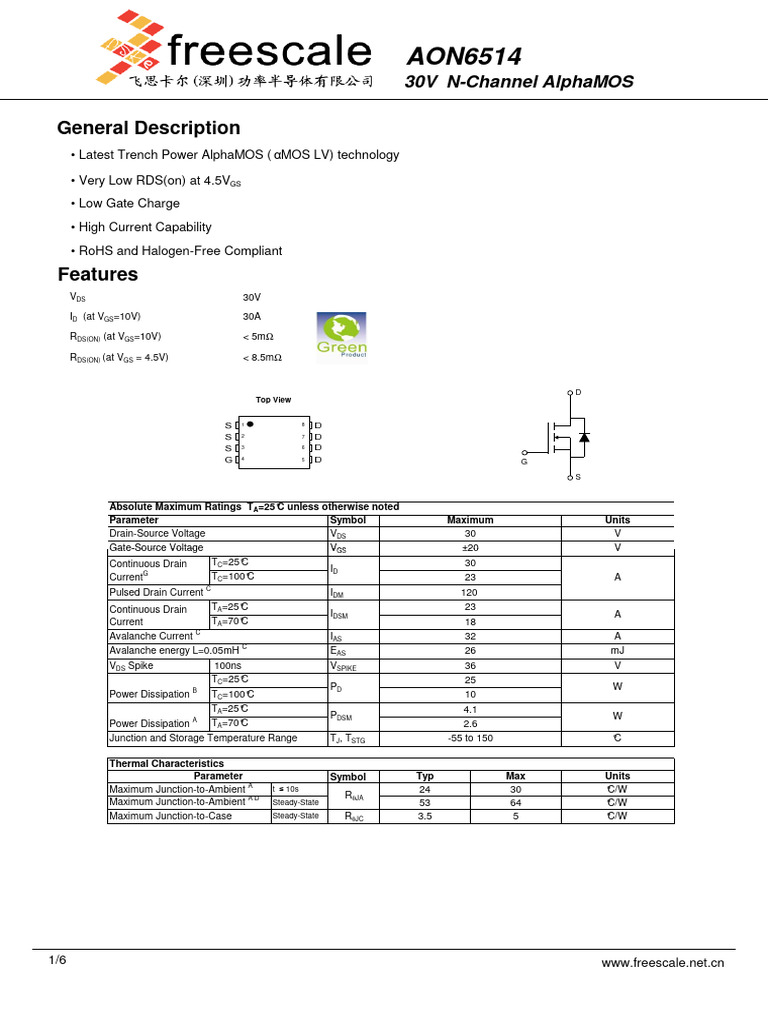 AON6514 | PDF