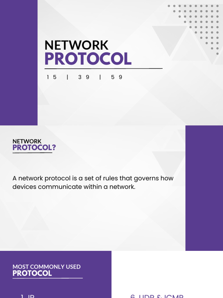 Overview of Common Network Protocols | PDF | I Pv6 | File Transfer Protocol