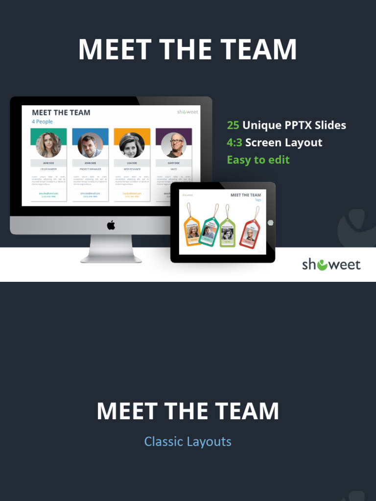 Meet The Team Showeet (Standard) | PDF