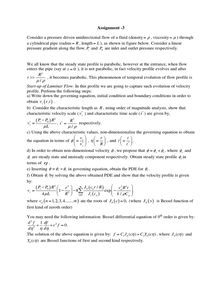 Assignemt-3 (1) | PDF | Fluid Dynamics | Motion (Physics)