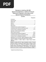 CAS 805 Single Financial Statements | PDF | Financial Audit | Auditor's ...