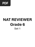 Edq Nat Grade 6 & Filipino | PDF
