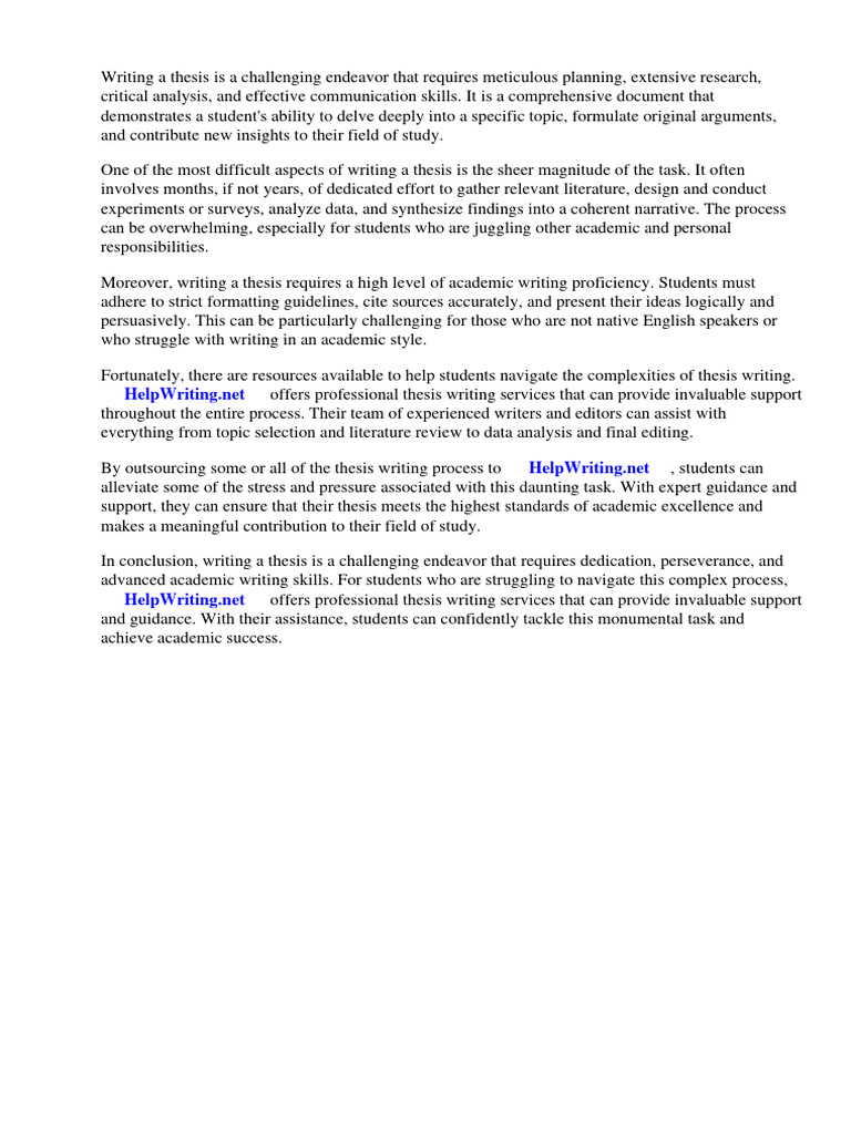 Teaching Thesis Writing | PDF | Thesis | Essays Teaching Thesis Writing | PDF | Thesis | Essays