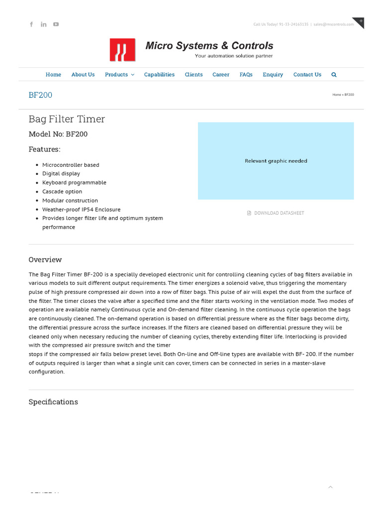 BF200 - Micro Systems & Controls | PDF | Manufactured Goods | Equipment