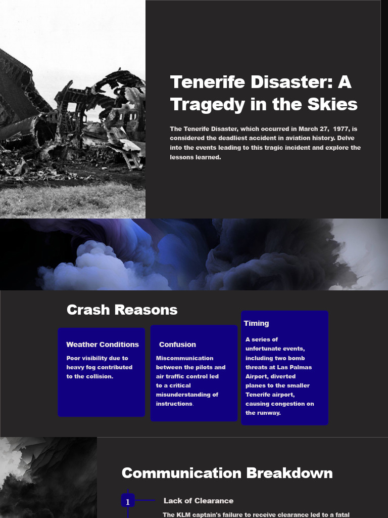 Tenerife Disaster A Tragedy in The Skies | PDF | Air Traffic Control ...