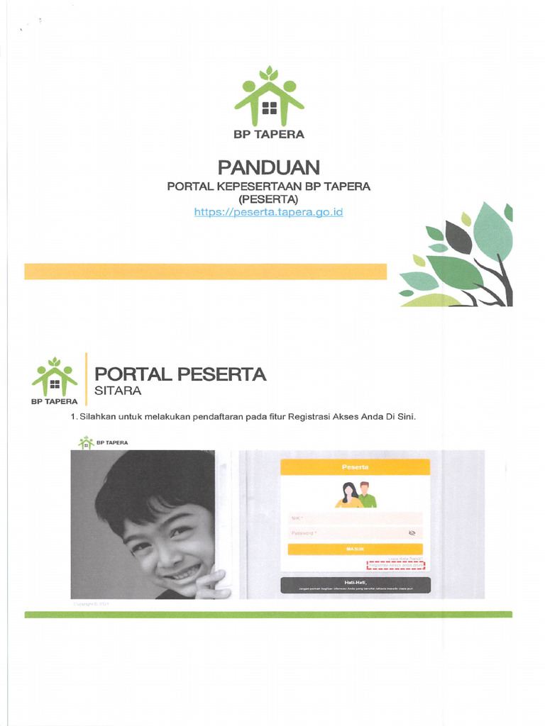 PANDUAN PEMUTAKHIRAN DATA TAPERA | PDF