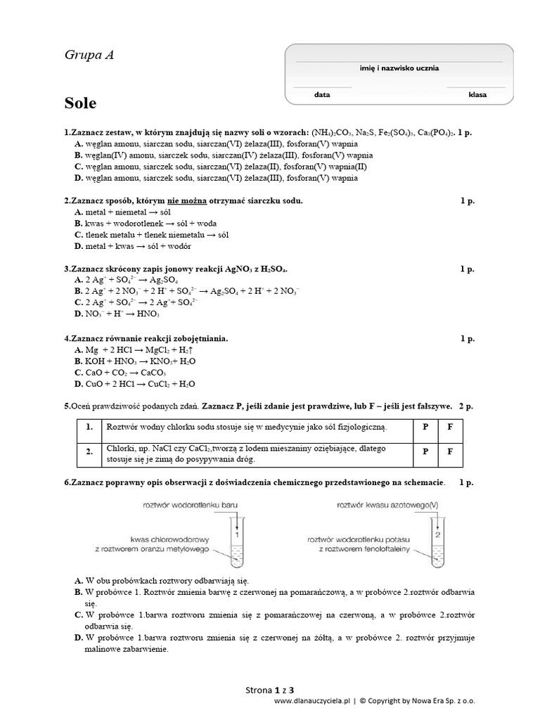 Grupa A: Strona Z | PDF