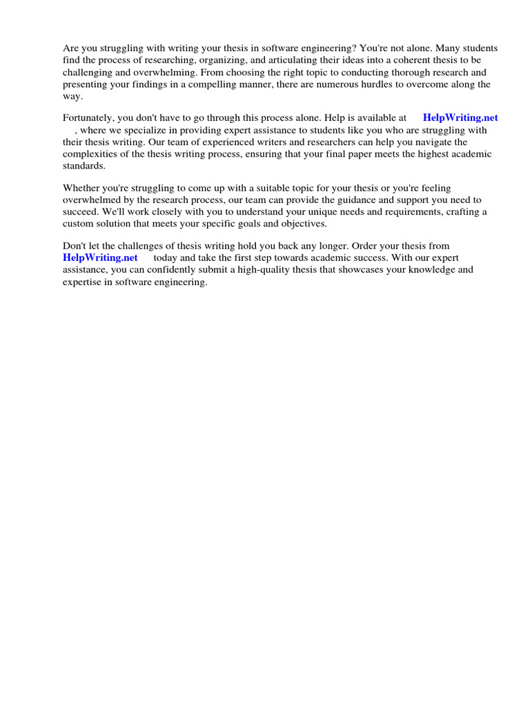 Latest Thesis Topics in Software Engineering | PDF | Engineering | Software
