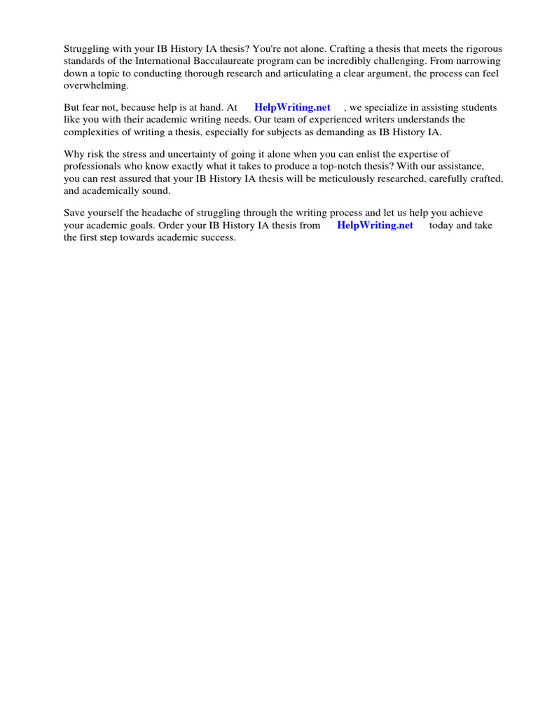 Ib History Ia Thesis | PDF | Primary Sources | Cold War