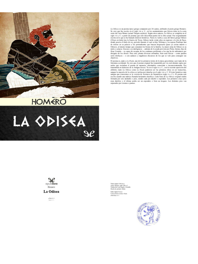 La Odisea: Aventura y Mitología | PDF | Odisea | Religión Griega Antigua