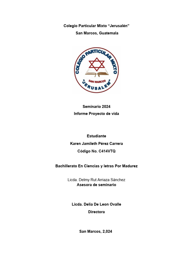 Proyecto de Vida Hellen Elizabeth Rivera Velasques | PDF | Amor | Felicidad