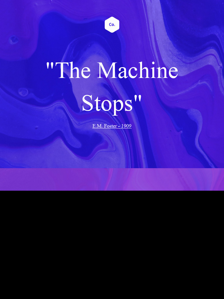 The Machine Stops | PDF | Chair