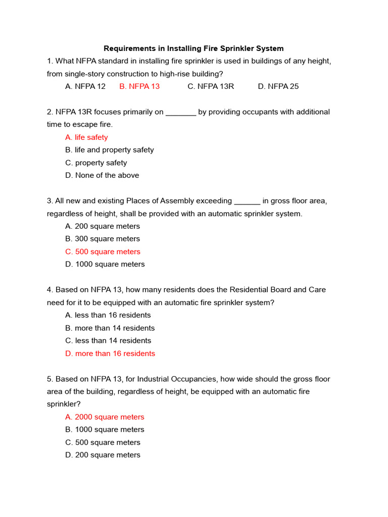 Group-4-Quiz-BSD | PDF | Fire Sprinkler System | Electrical Wiring