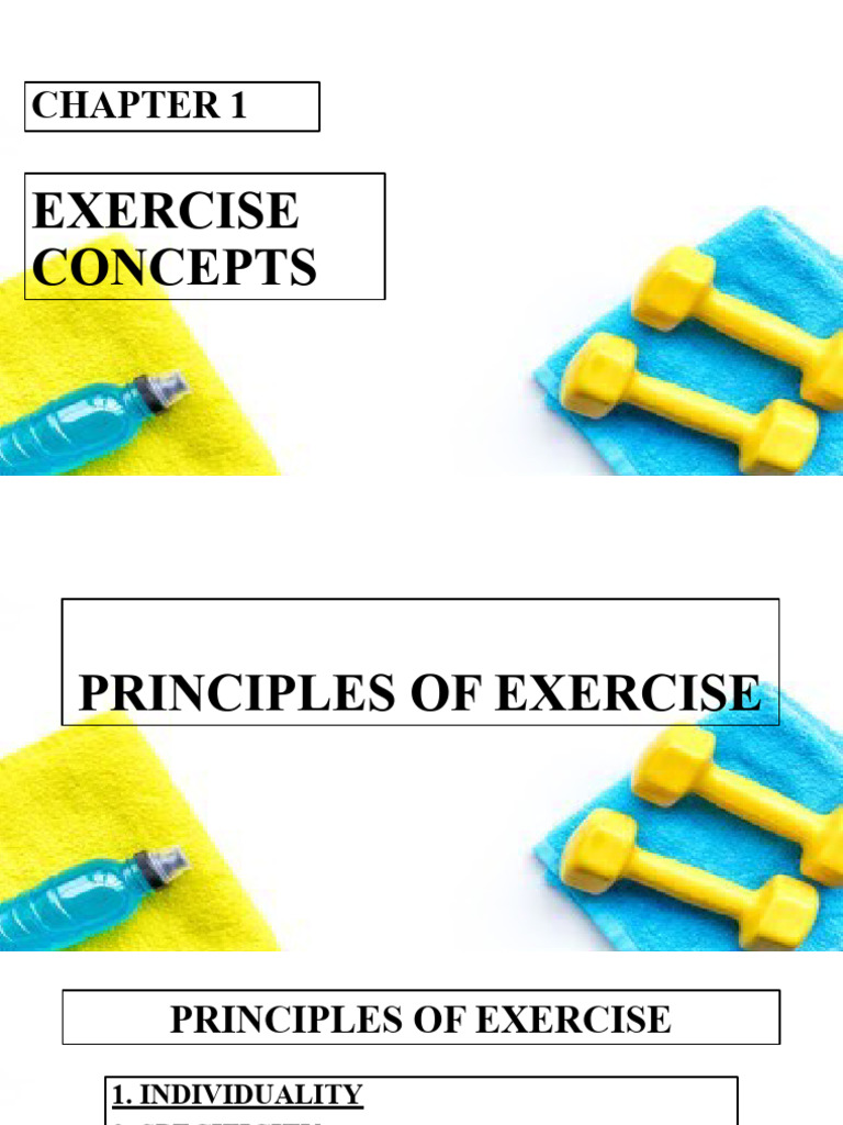 Chapter 1 Exercise Concepts | PDF | Physical Fitness | Aerobic Exercise