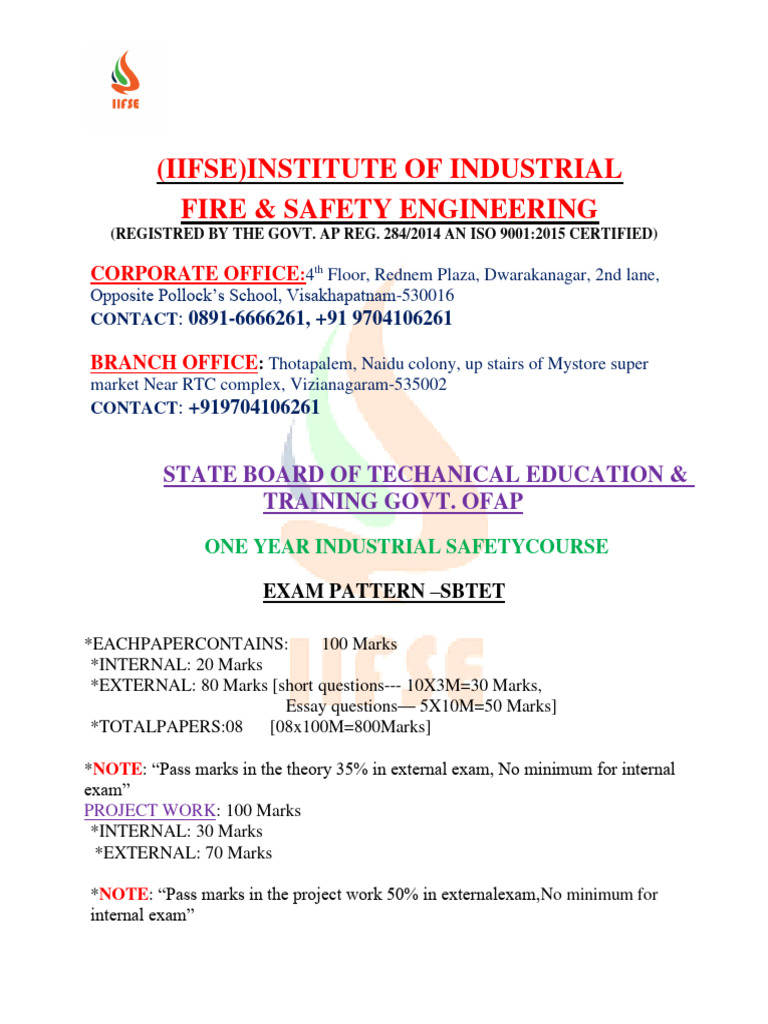 Sbtet 20 21 Imp Questions | PDF | Occupational Safety And Health | Safety