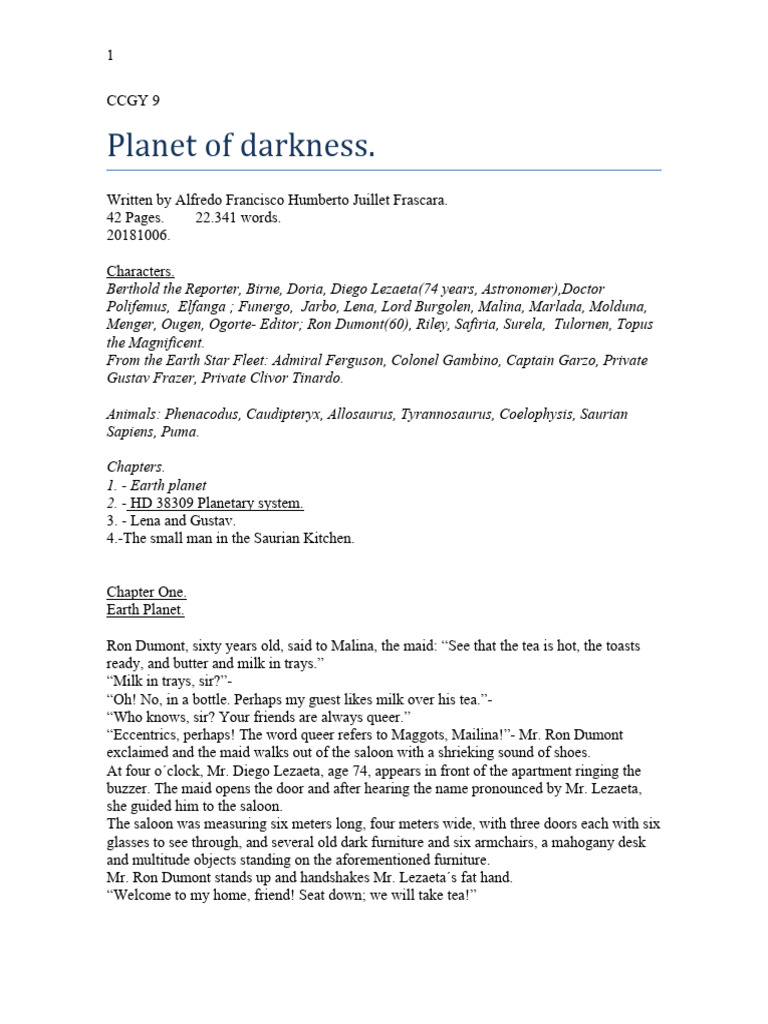 9 CCGY The Shadow Planet | PDF