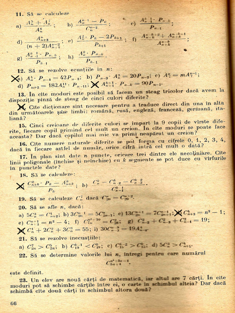 Combinari Nastasescu | PDF